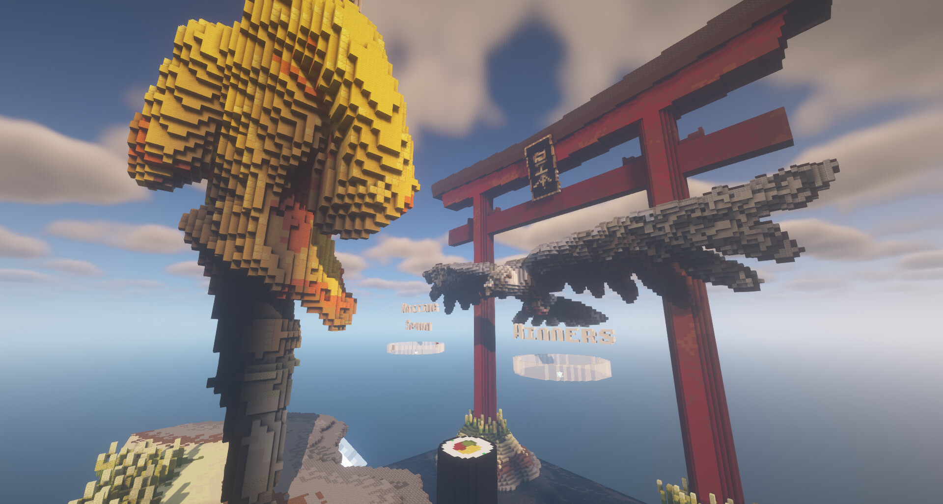 Sumo Arena Organics 100x100 Minecraft Map