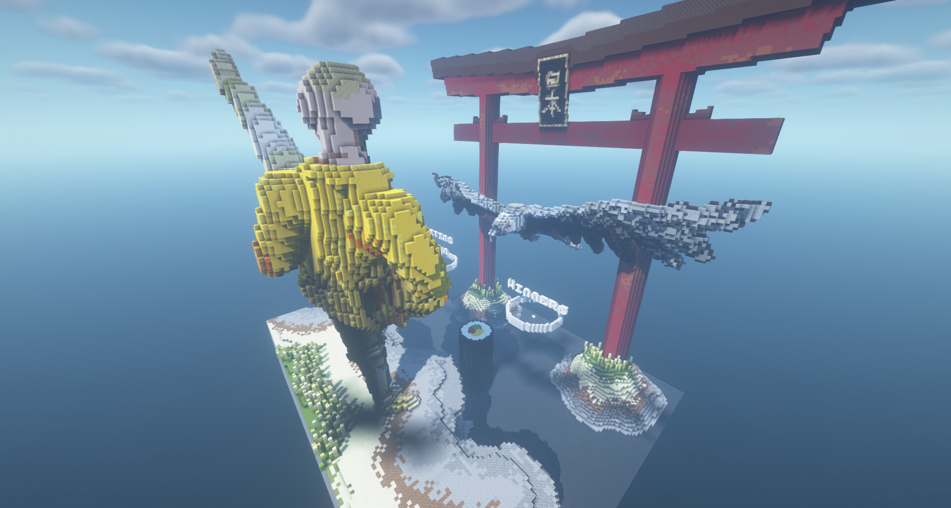 Sumo Arena Organics 100x100 Minecraft Map