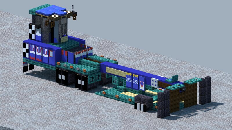 Truck/Tractor, pulling sled [With Download] Minecraft Map