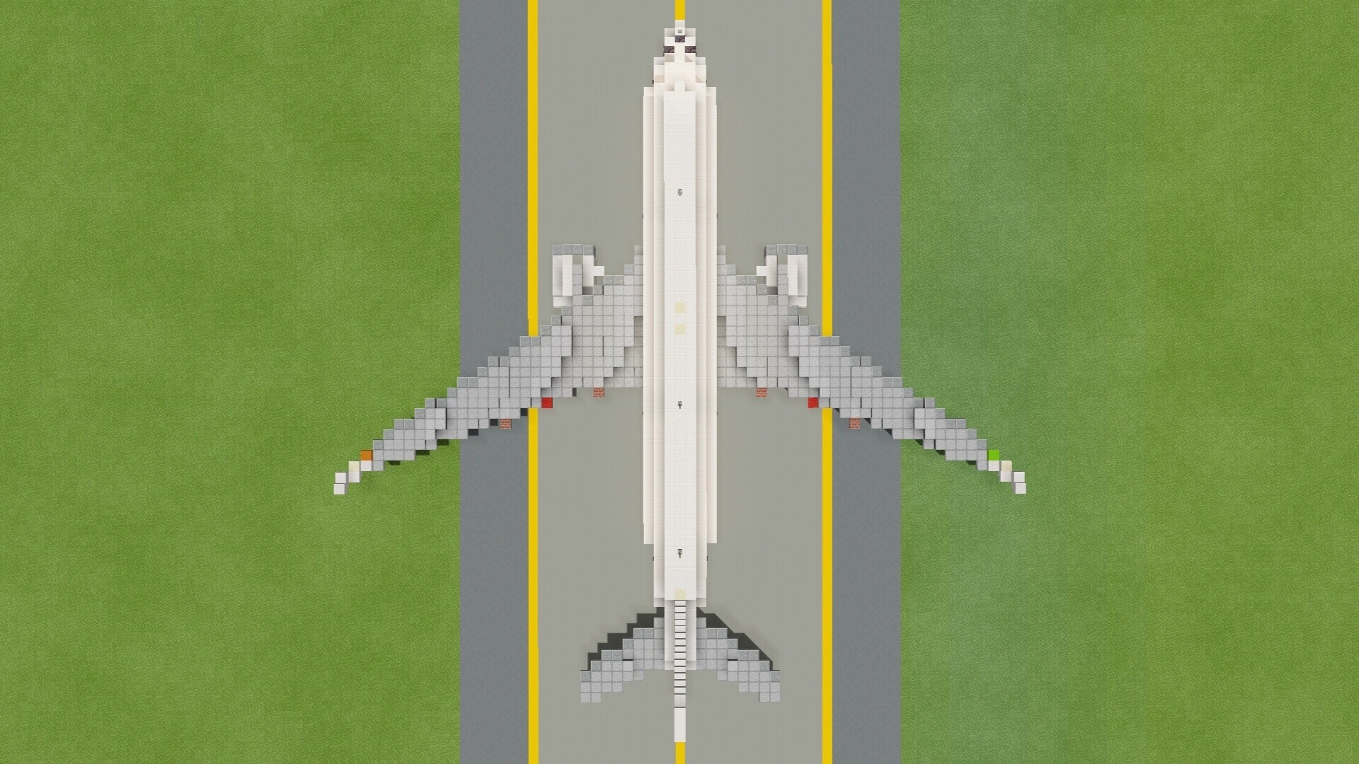Airbus A350-941 1:1 Scale Minecraft Map