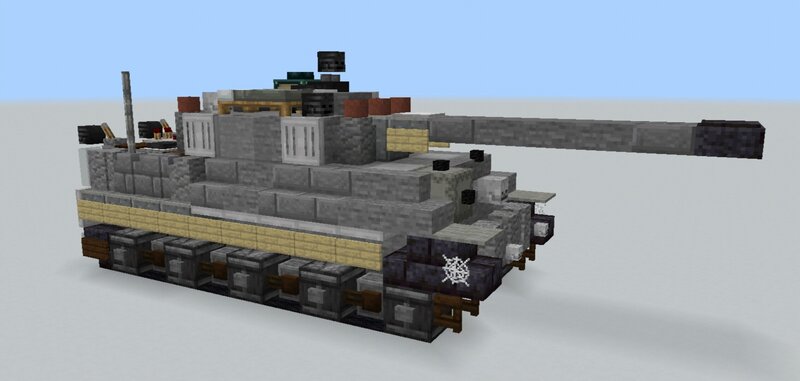 Tiger II Ausf.B (H) (Im Back!!!) Minecraft Map
