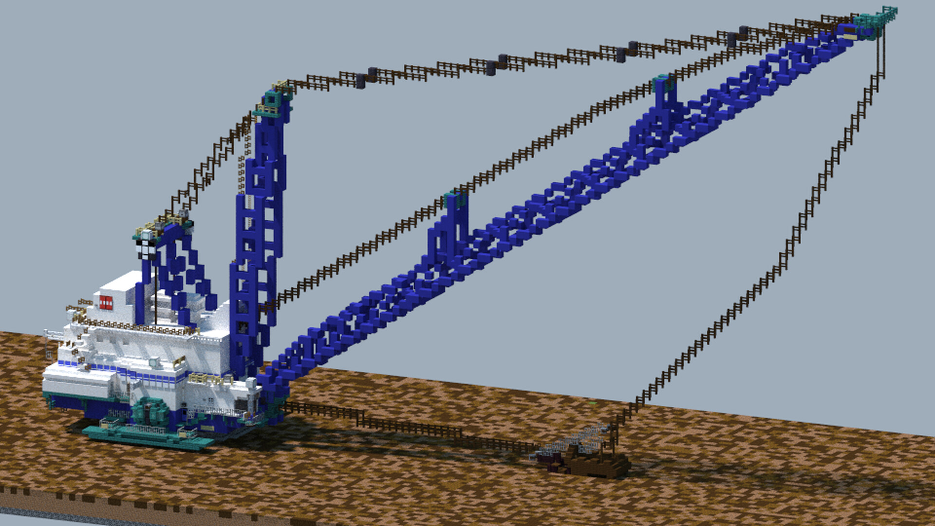 Bucyrus Erie 1570w, Walking Dragline [With Download] Minecraft Map