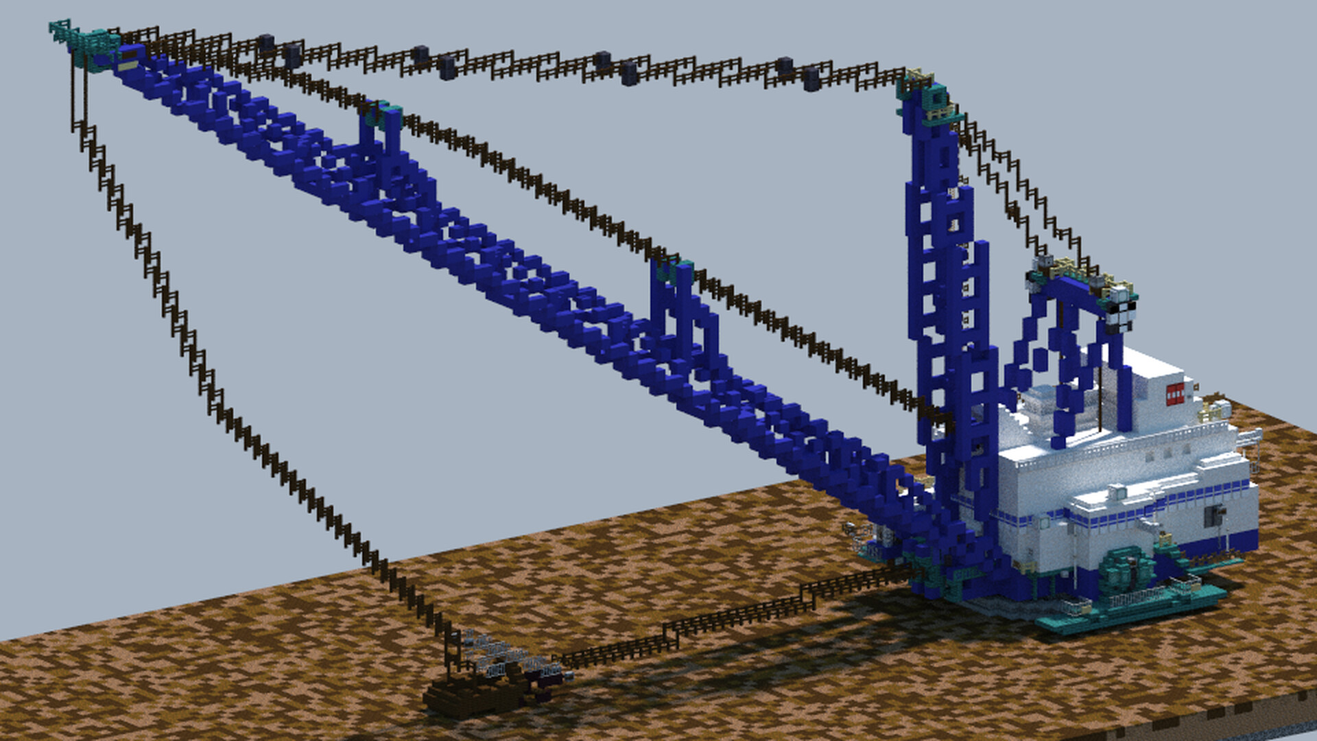 Bucyrus Erie 1570w, Walking Dragline [With Download] Minecraft Map