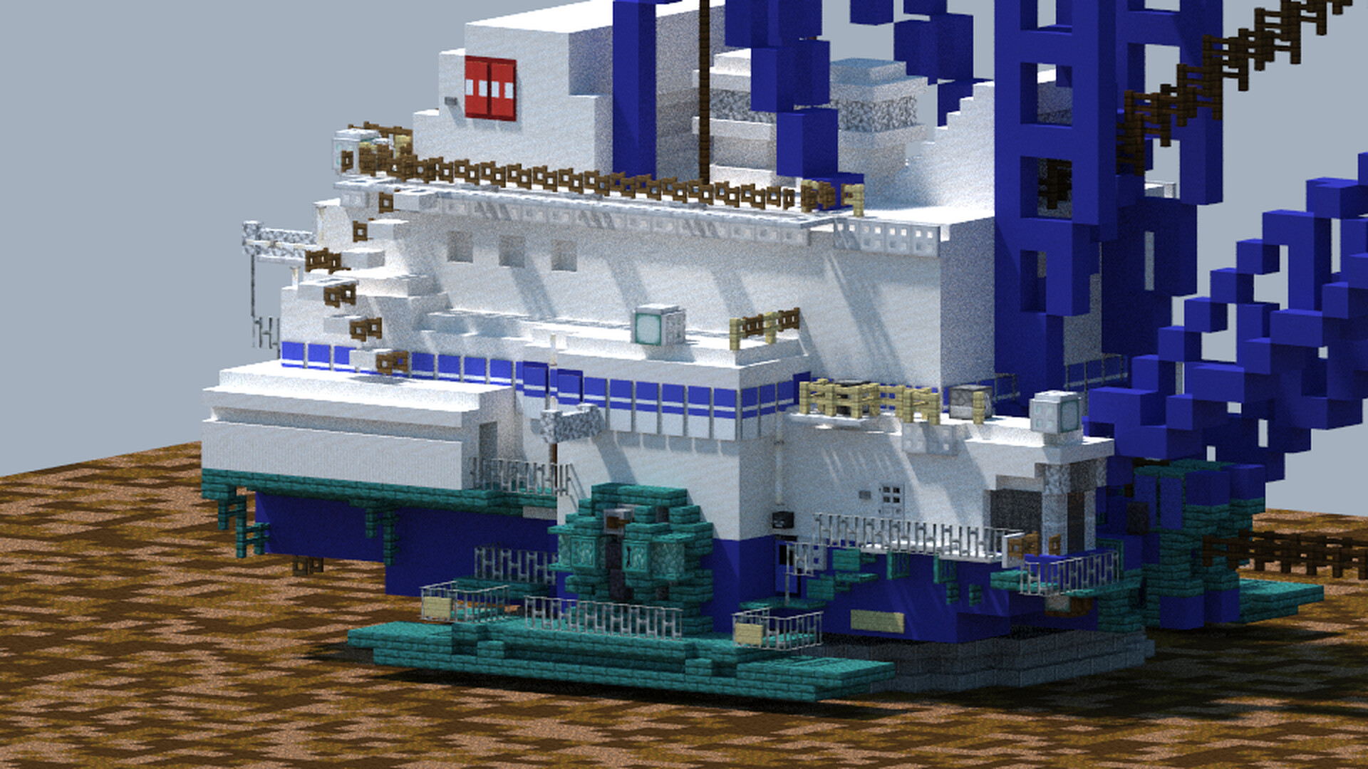 Bucyrus Erie 1570w, Walking Dragline [With Download] Minecraft Map