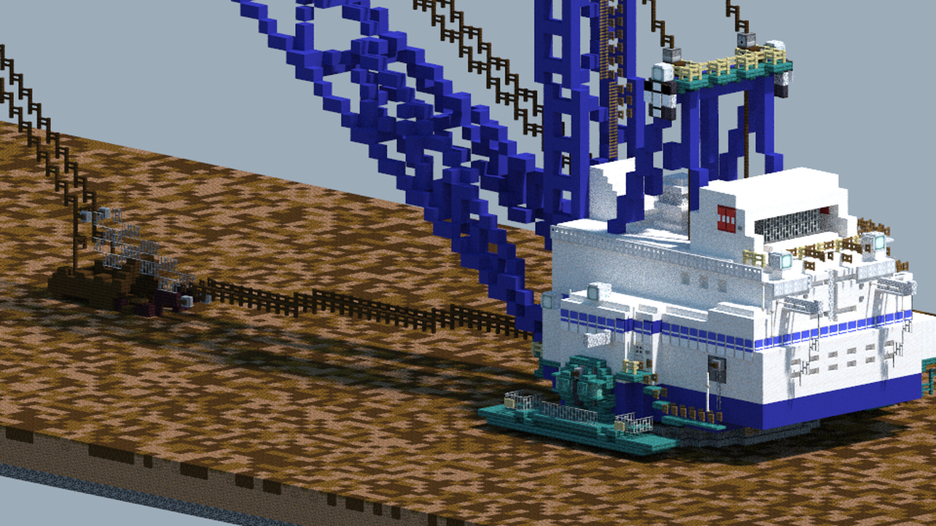 Bucyrus Erie 1570w, Walking Dragline [With Download] Minecraft Map