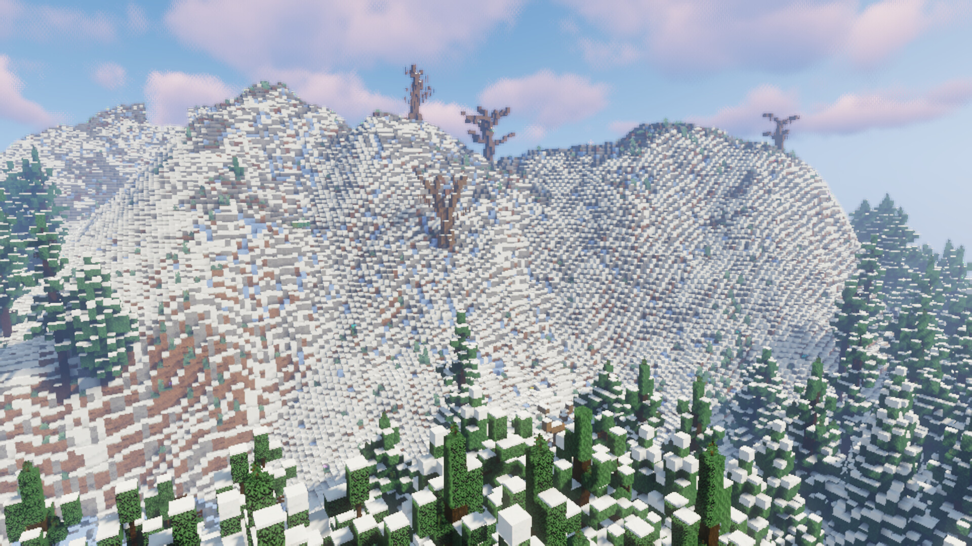 BIGFOOT Survival map[DOWNLOAD]1.16+ very detailed snowymountain map ...