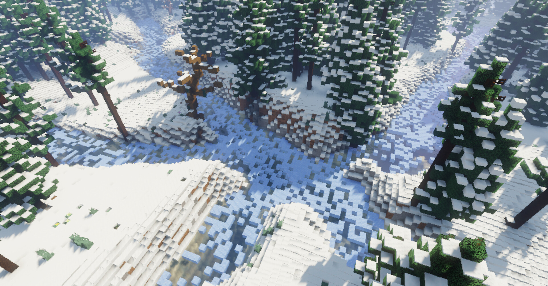 BIGFOOT Survival map[DOWNLOAD]1.16+ very detailed snowymountain map ...