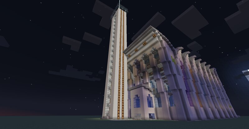 Modern church Minecraft Map