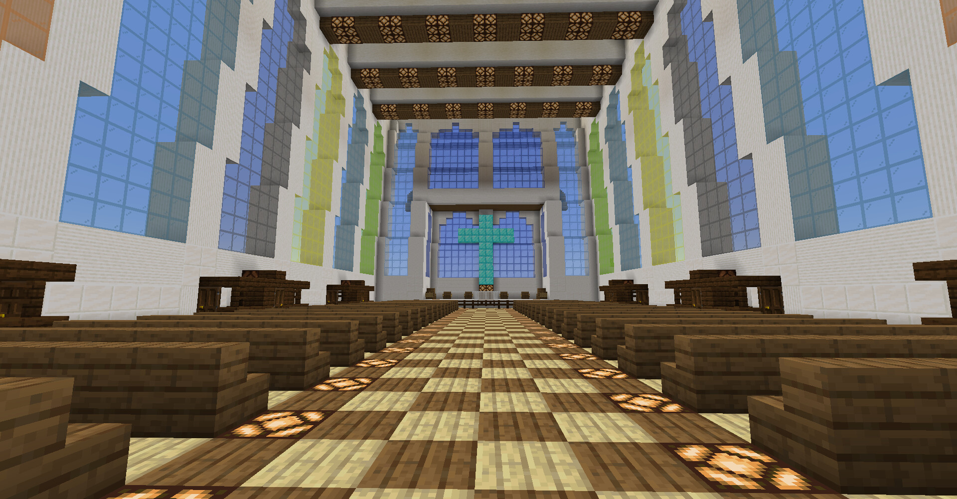 Modern church Minecraft Map