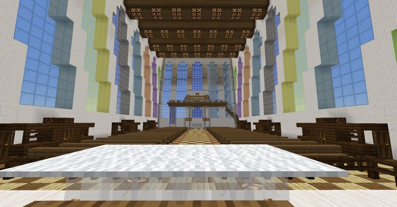 Modern church Minecraft Map