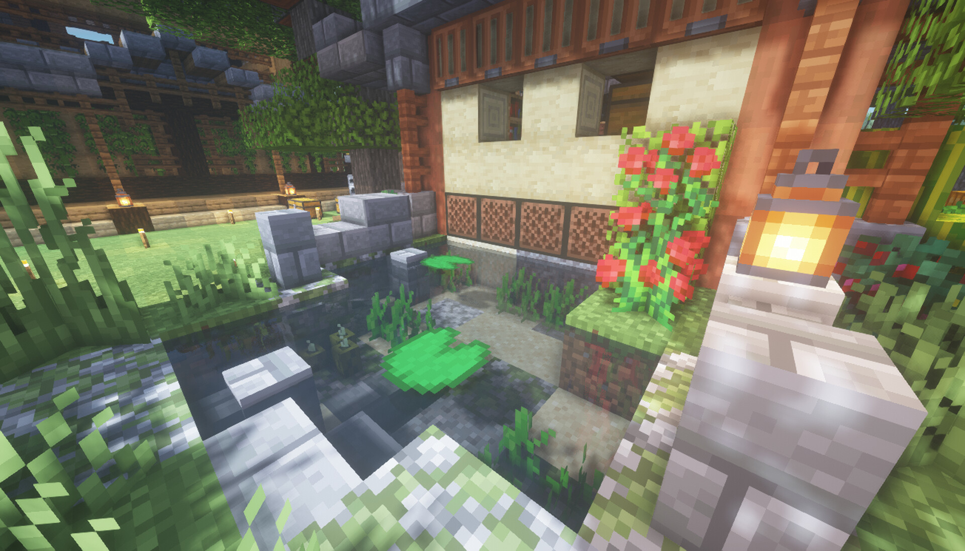 Small Japanese Home Build Idea Minecraft Map