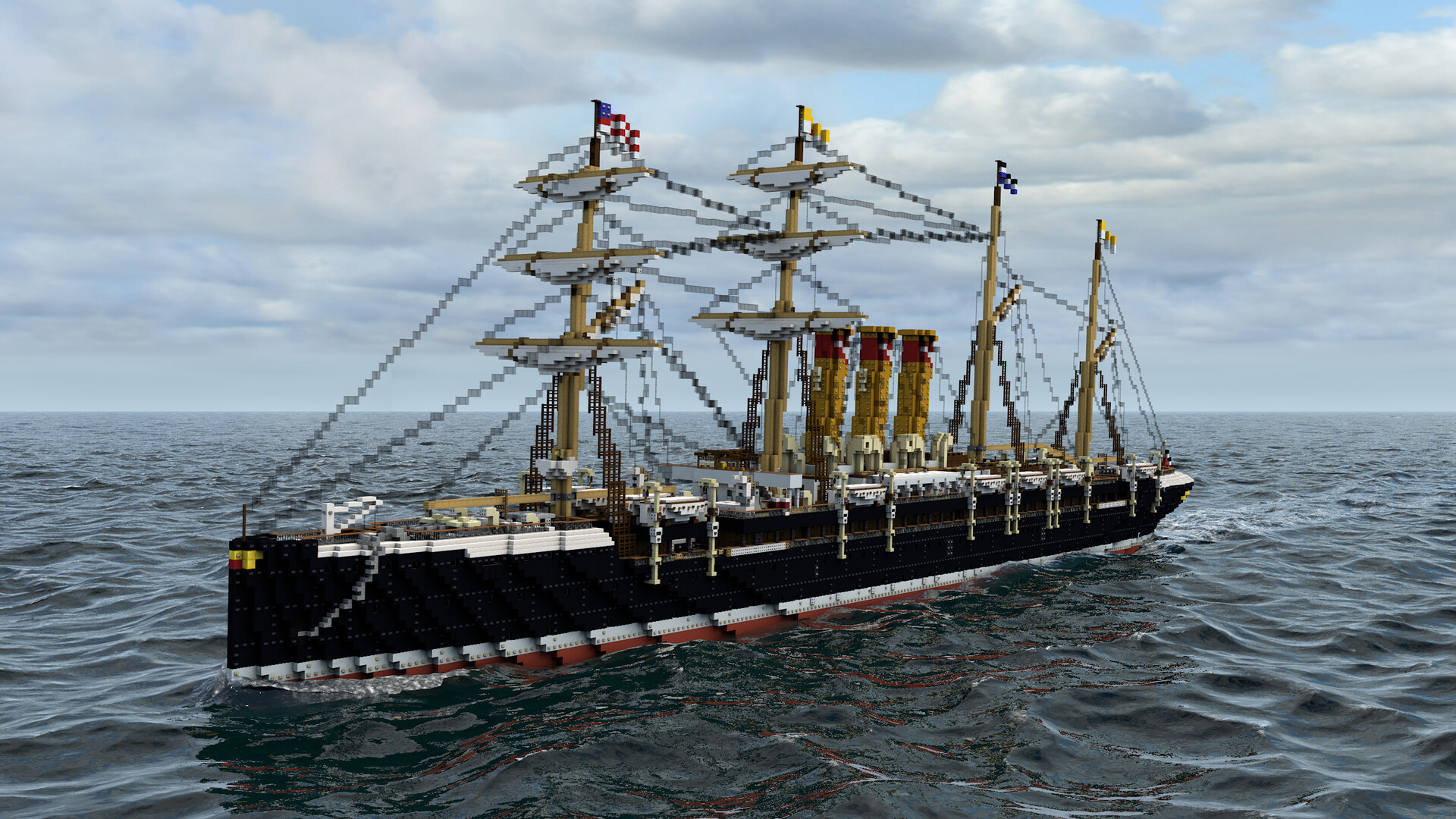 SS Ems [1878] Minecraft Map