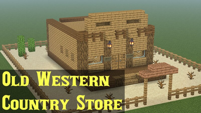 Old Western Country Store Minecraft Map