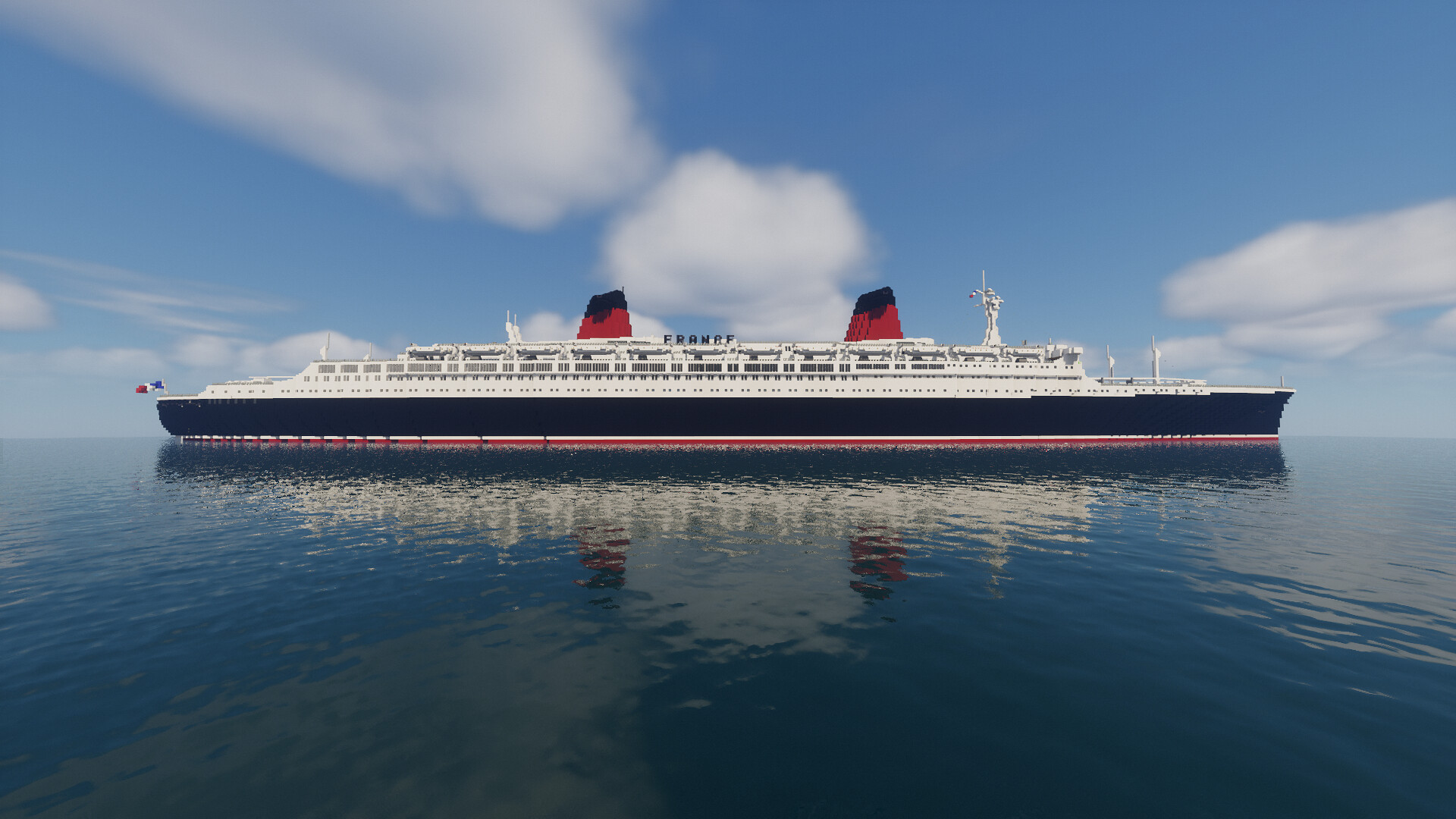 SS France (1960) - 1.5:1 Scale Minecraft Map