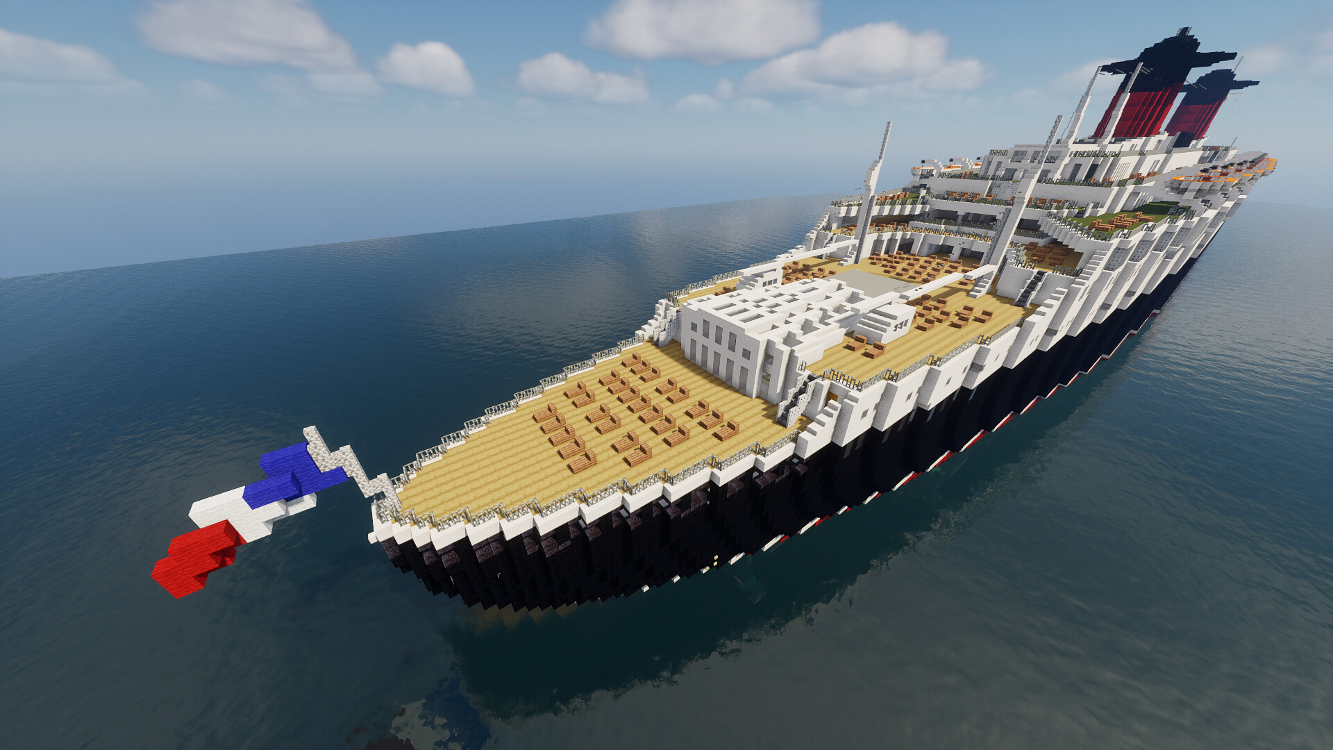 SS France (1960) - 1.5:1 Scale Minecraft Map