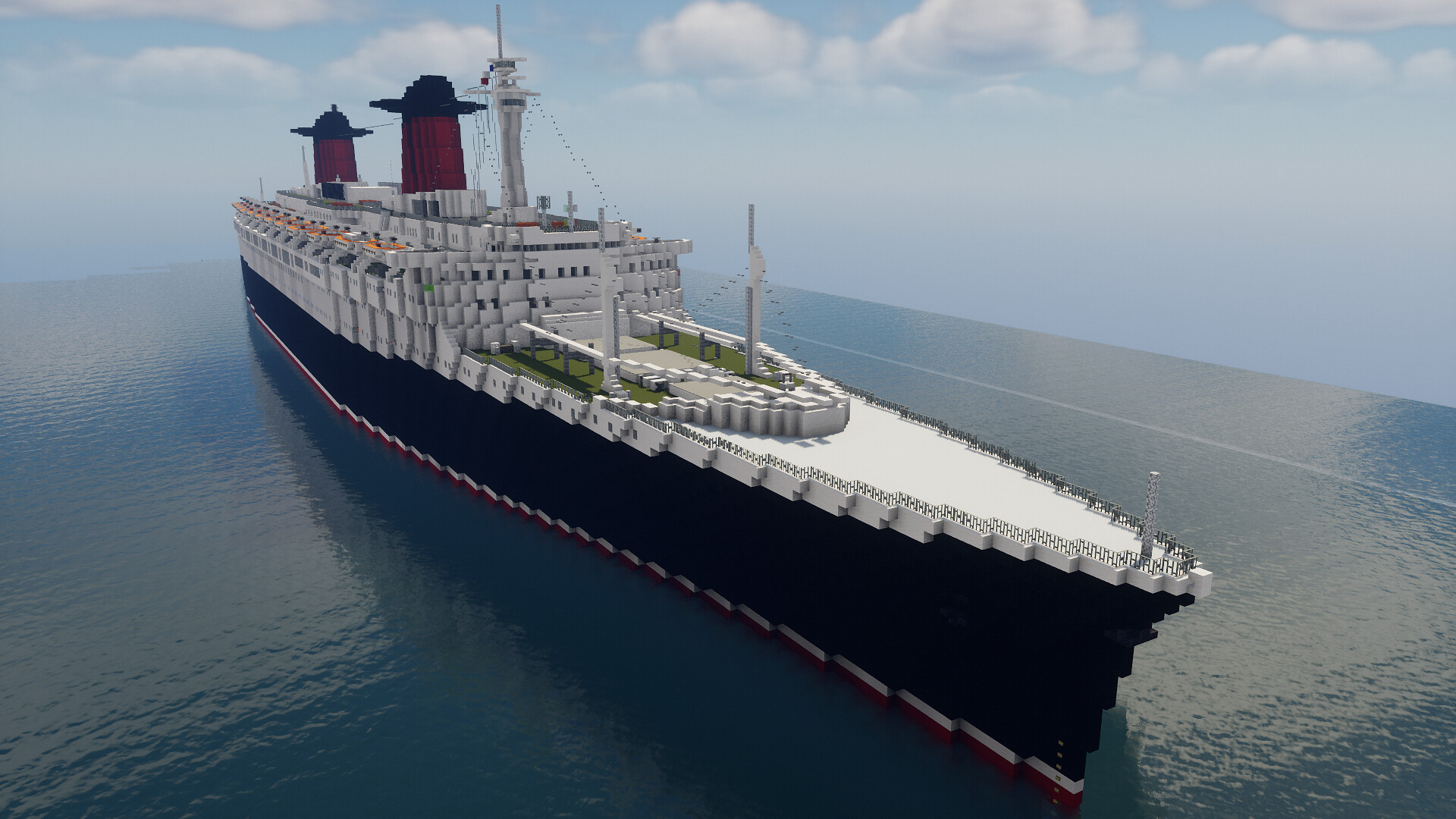 SS France (1960) - 1.5:1 Scale Minecraft Map
