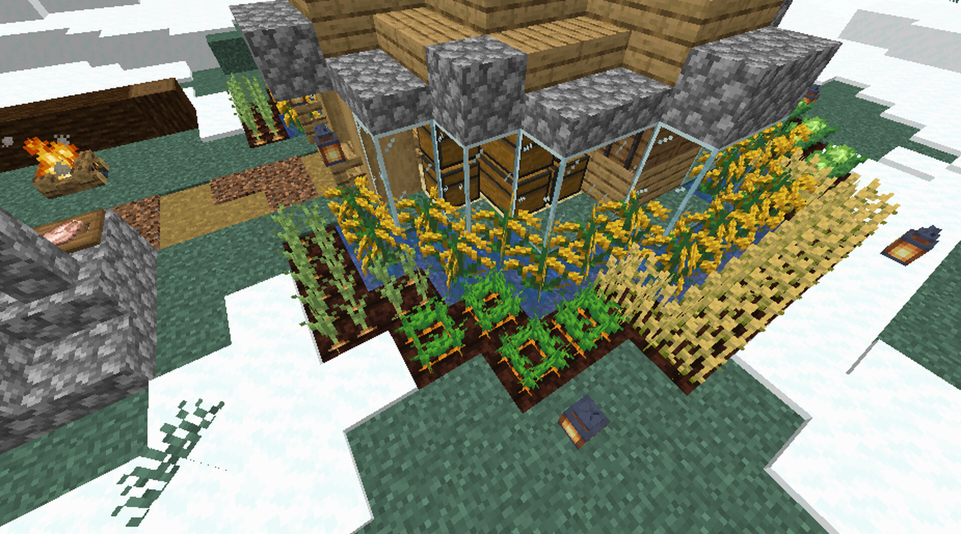 Farmer's Delight Snowy Tundra Map Minecraft Map
