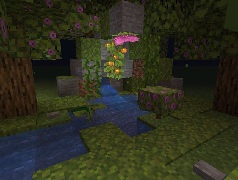 River & Mini cave (1.17.1) Minecraft Map