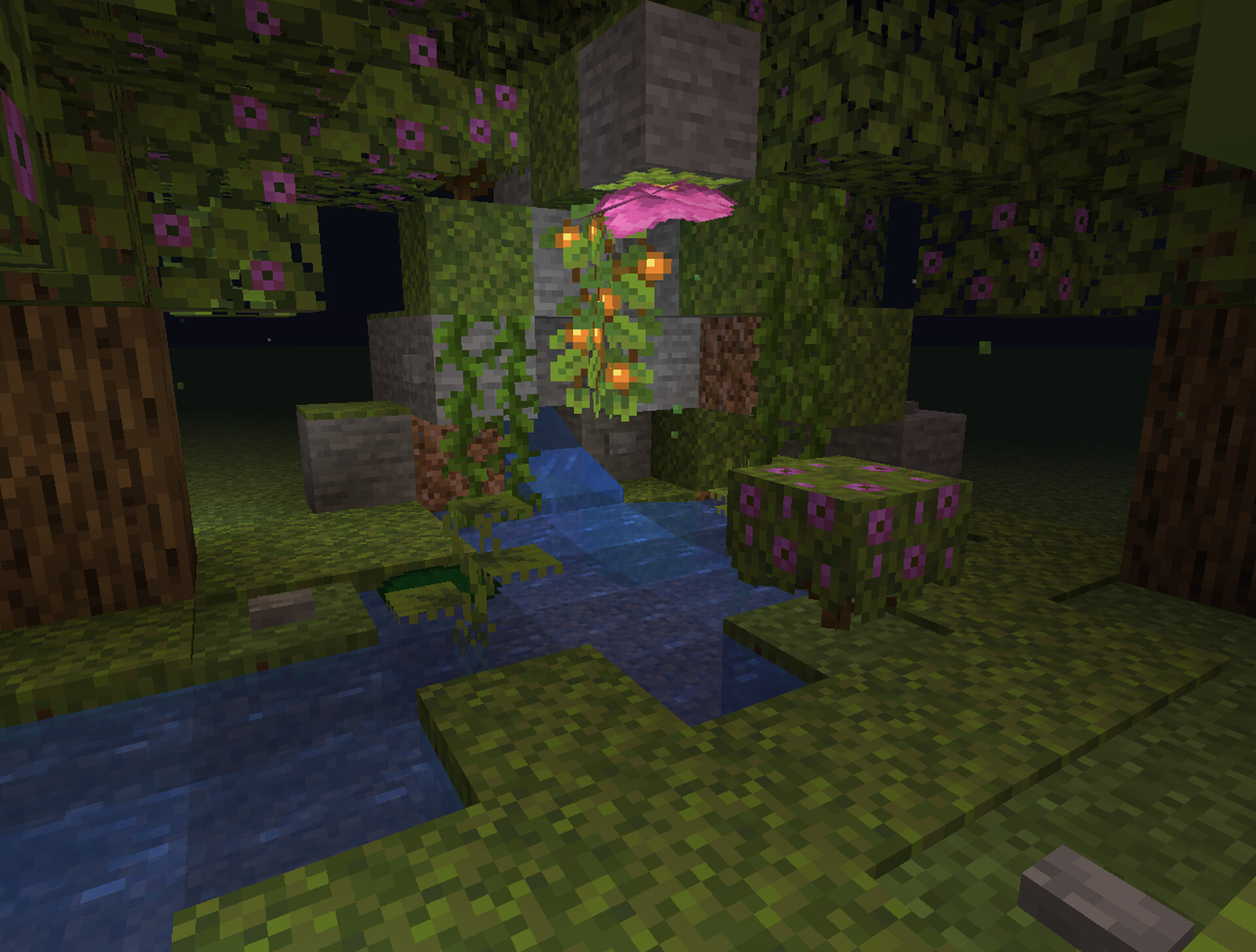 River & Mini cave (1.17.1) Minecraft Map