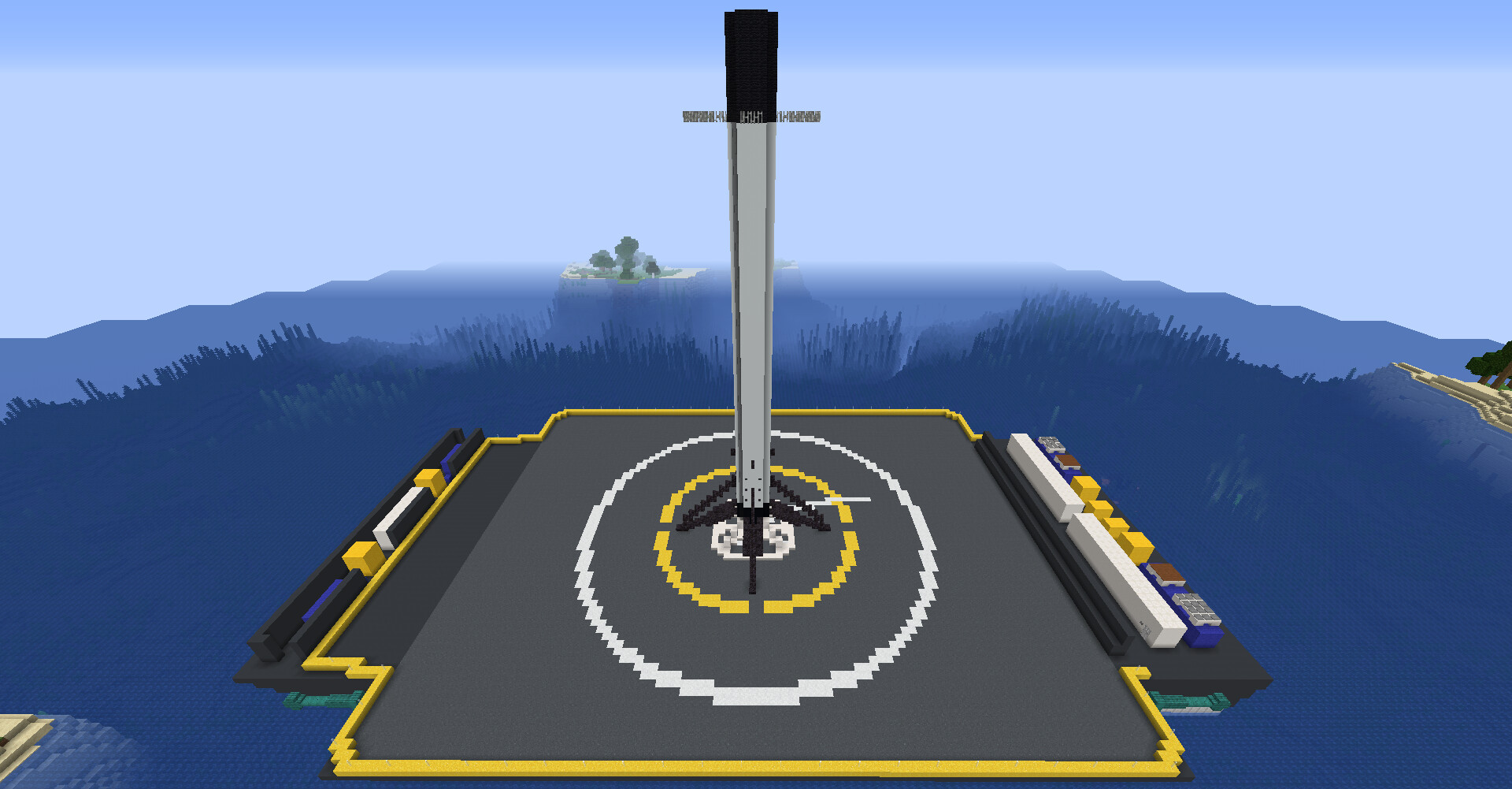 All SpaceX Rockets (1.16.5 Java Edition) Minecraft Map