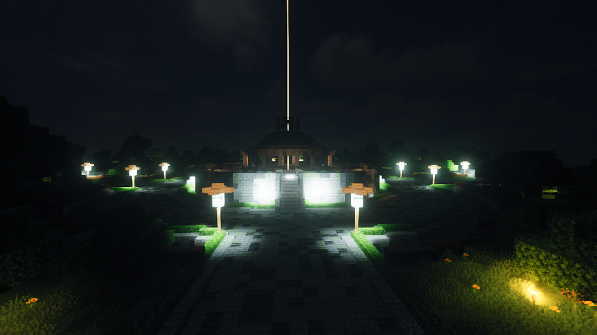 [Wolferus's Monthly Build] Deepslate Rings (spawn/hub) Minecraft Map