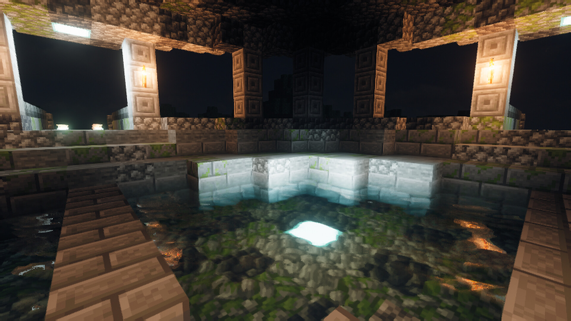 [Wolferus's Monthly Build] Deepslate Rings (spawn/hub) Minecraft Map