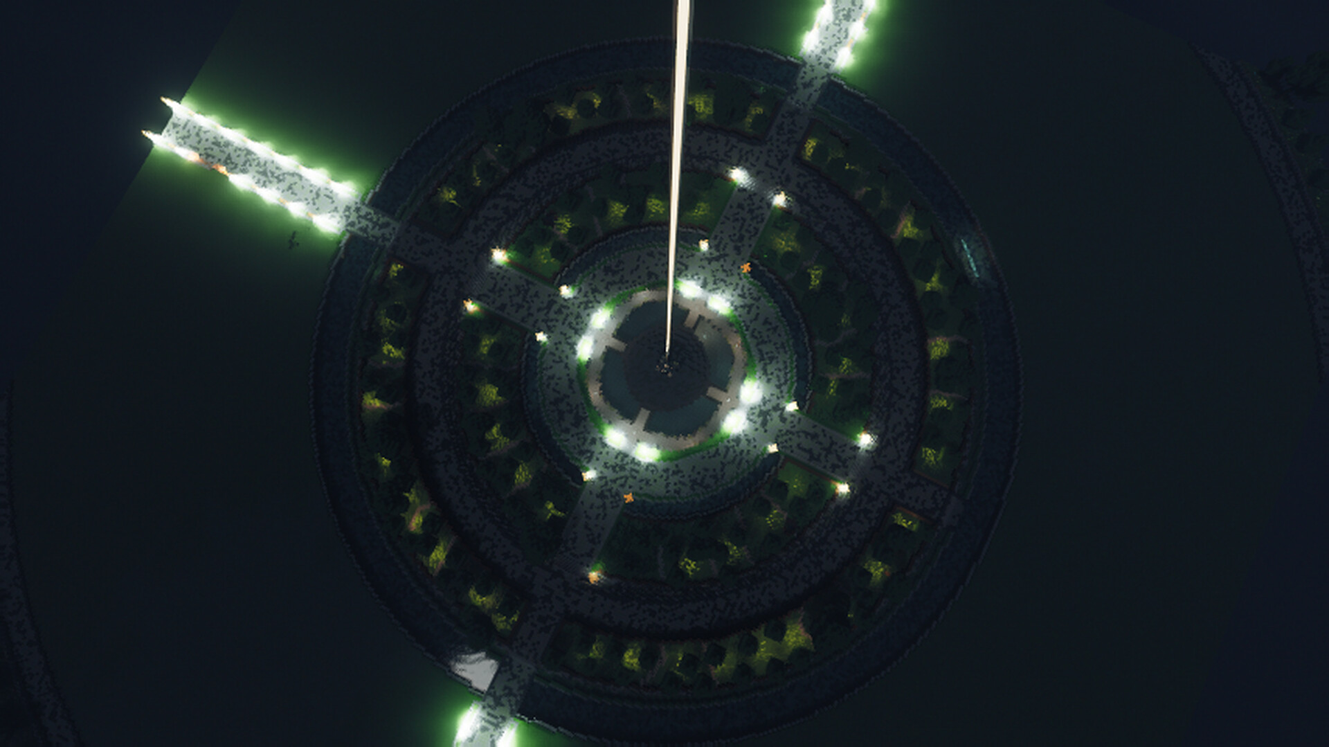 [Wolferus's Monthly Build] Deepslate Rings (spawn/hub) Minecraft Map