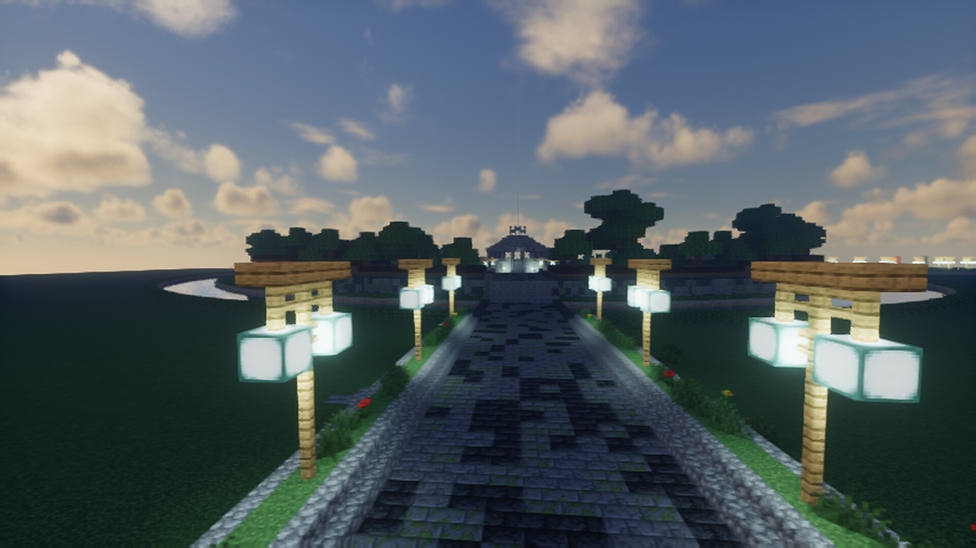 [Wolferus's Monthly Build] Deepslate Rings (spawn/hub) Minecraft Map