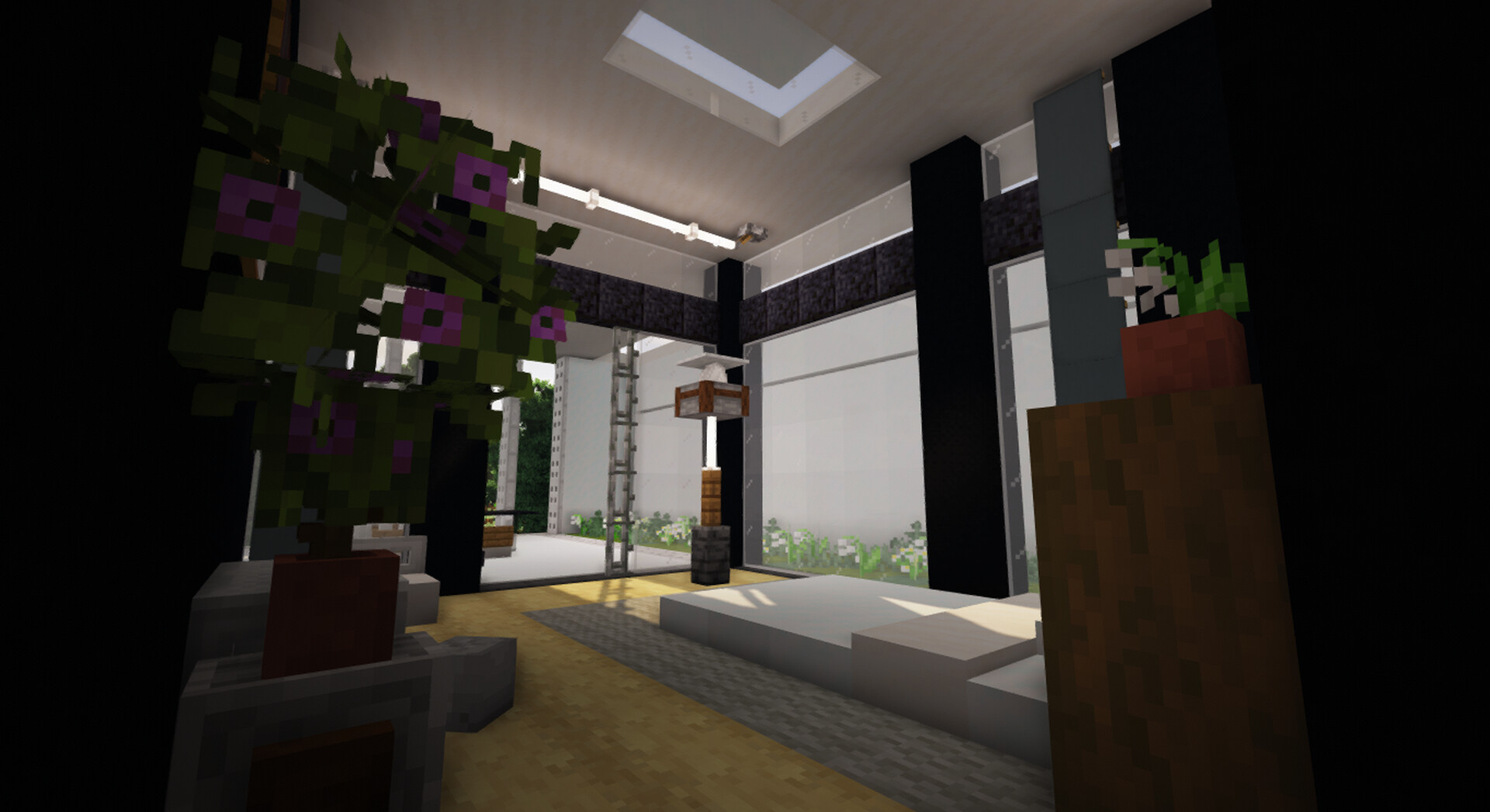 Modern Forest House Minecraft Map