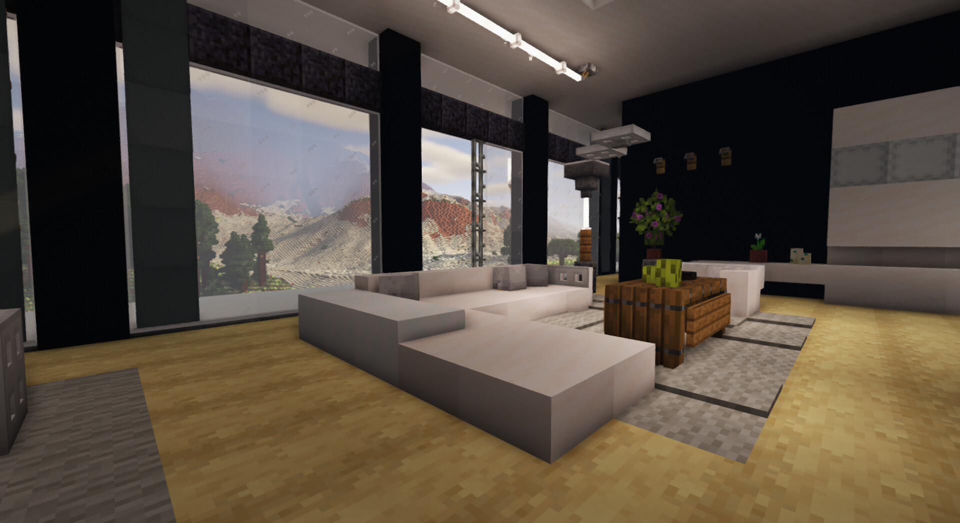 Modern Forest House Minecraft Map