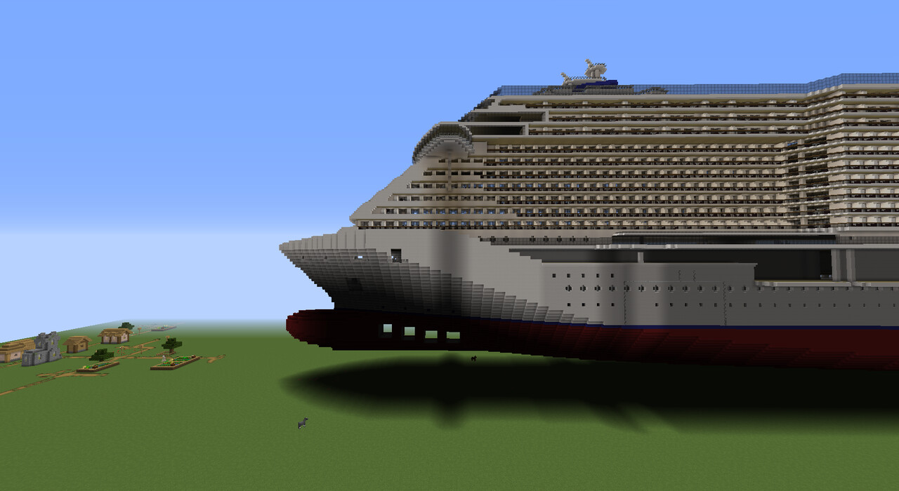 MSC Seashore 地中海 海濱號 Minecraft Map