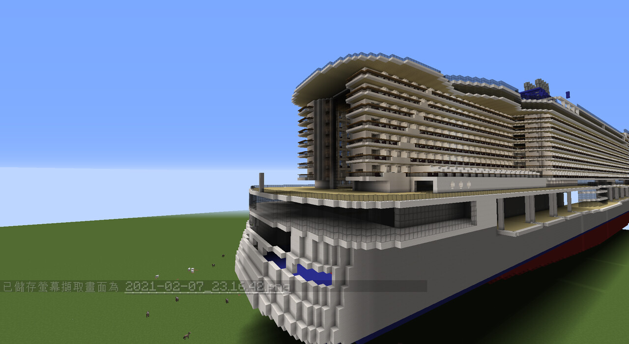 MSC Seashore 地中海 海濱號 Minecraft Map