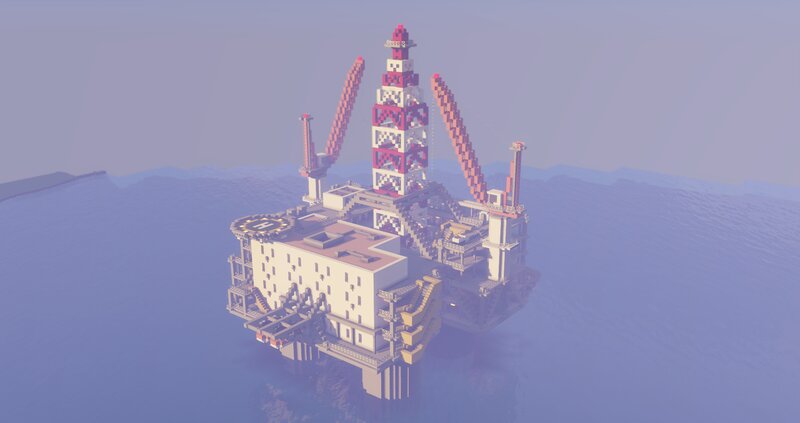 Oil Rig | NorthOcean Platform Minecraft Map