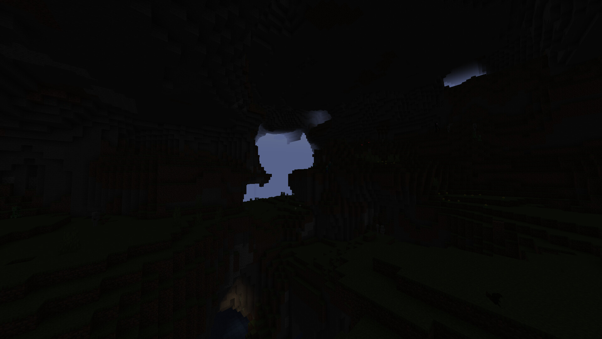 Cave World Survival / Выживание в мире Пещер! Minecraft Map