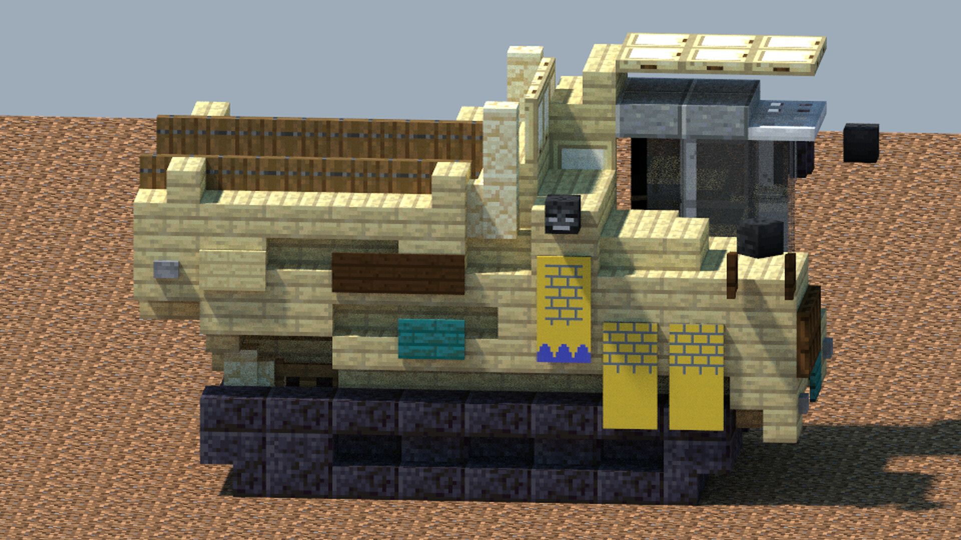 Komatsu CD110r-2, Tracked dump truck [With Download] Minecraft Map