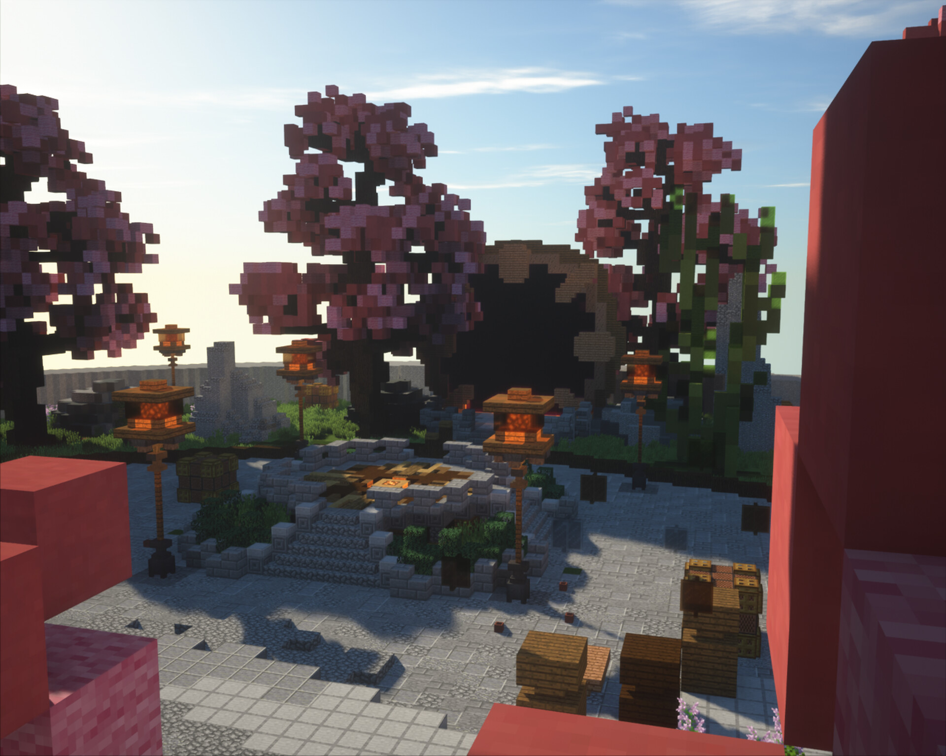 🏯 Japanese Lobby |250x250| 🏯 Minecraft Map