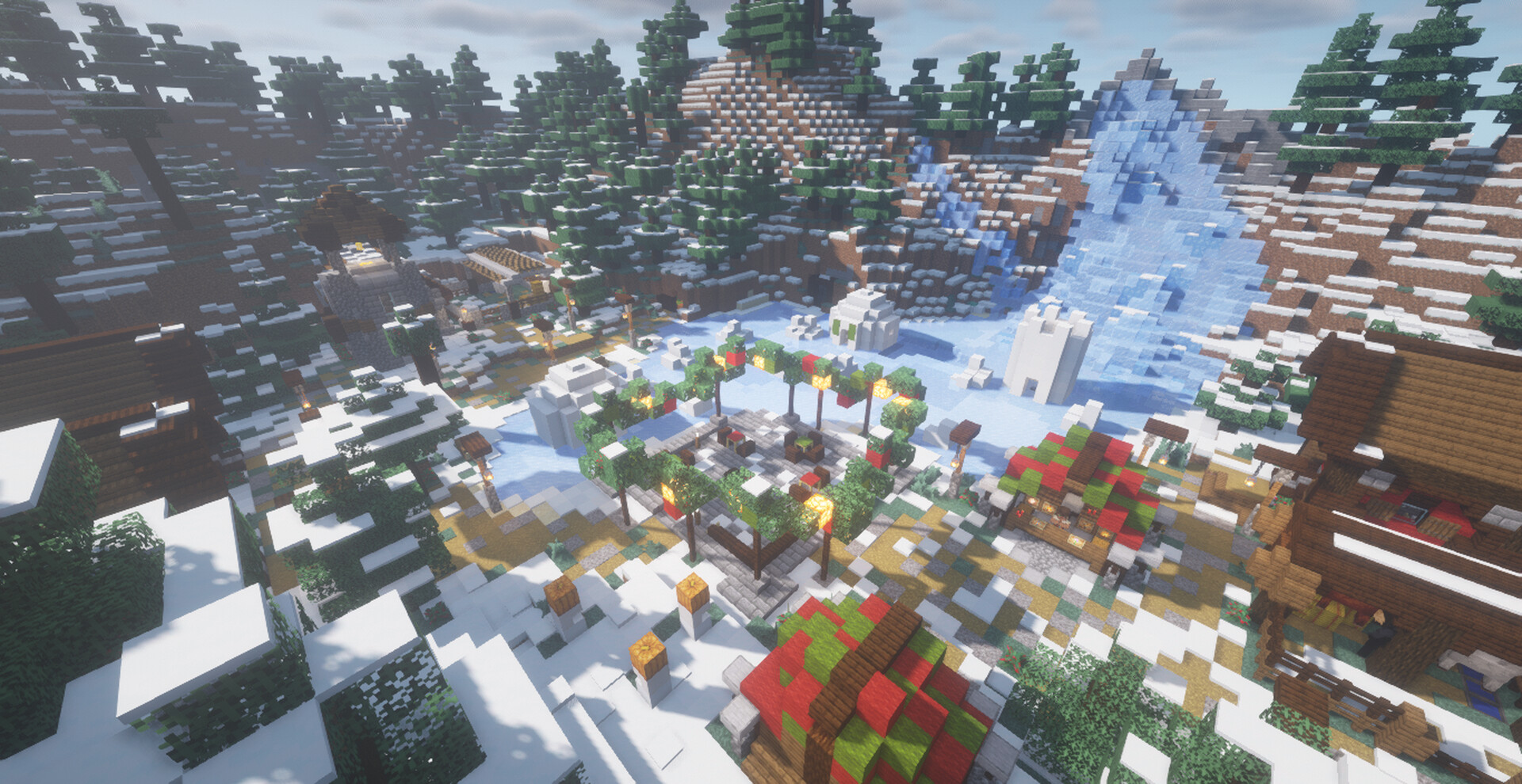 The Winter Eternal Village Minecraft Map