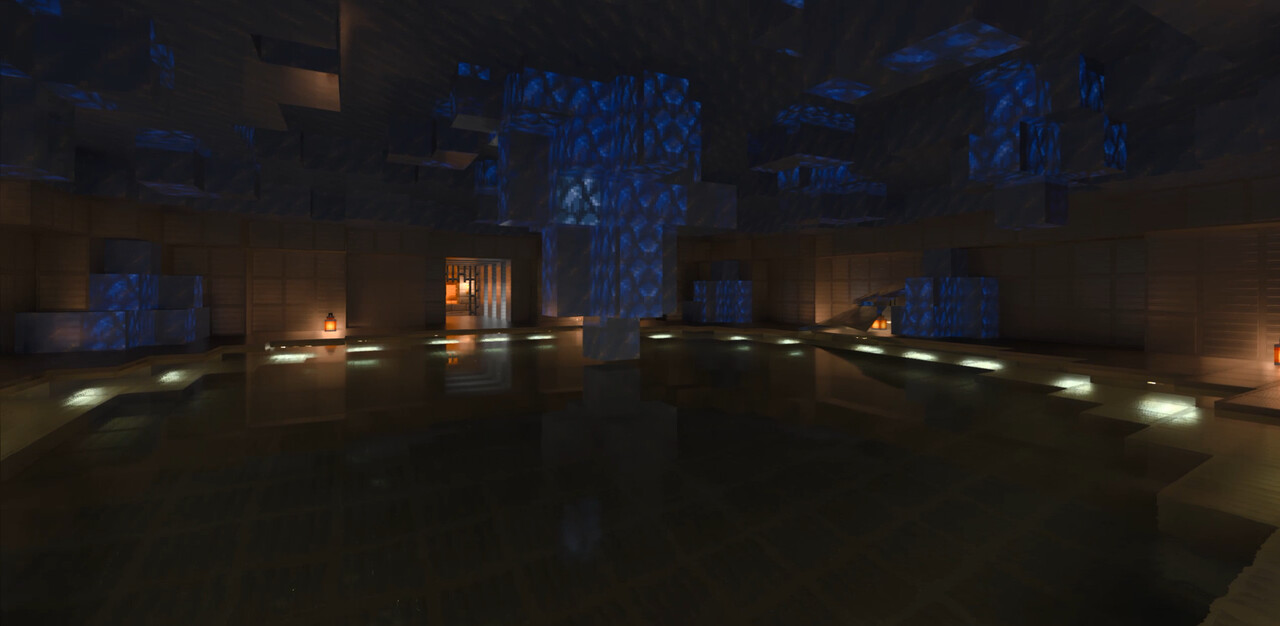 Magma and Ice Temple Minecraft Map