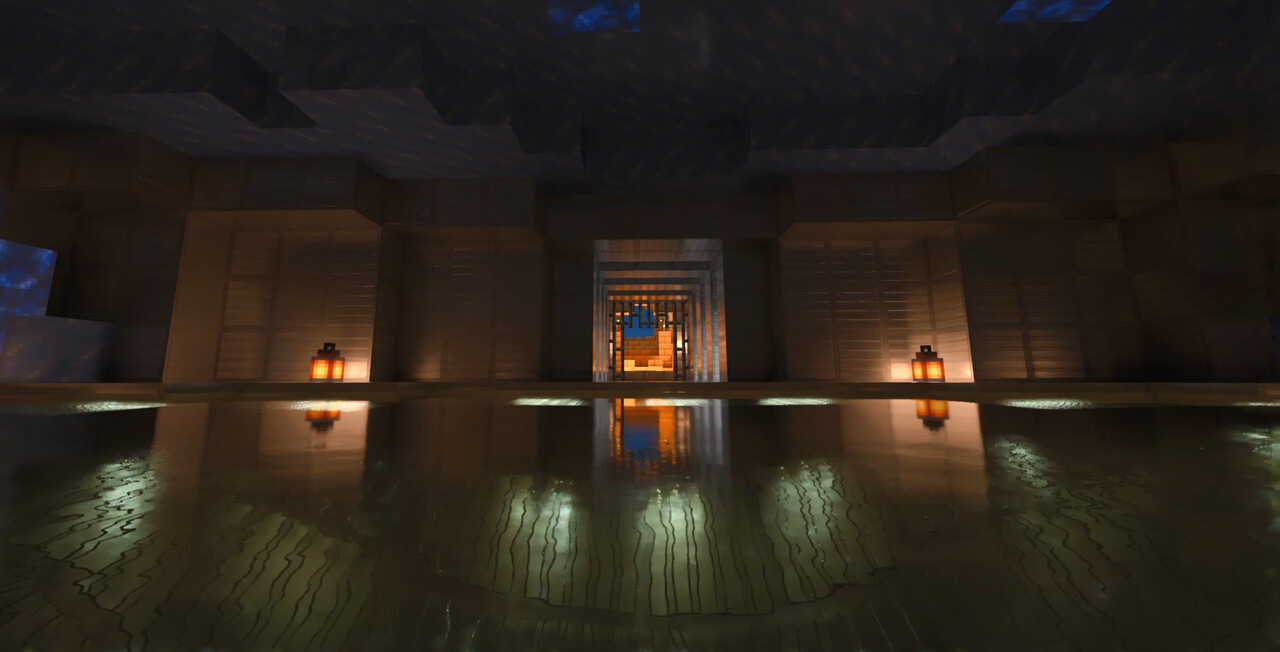 Magma and Ice Temple Minecraft Map