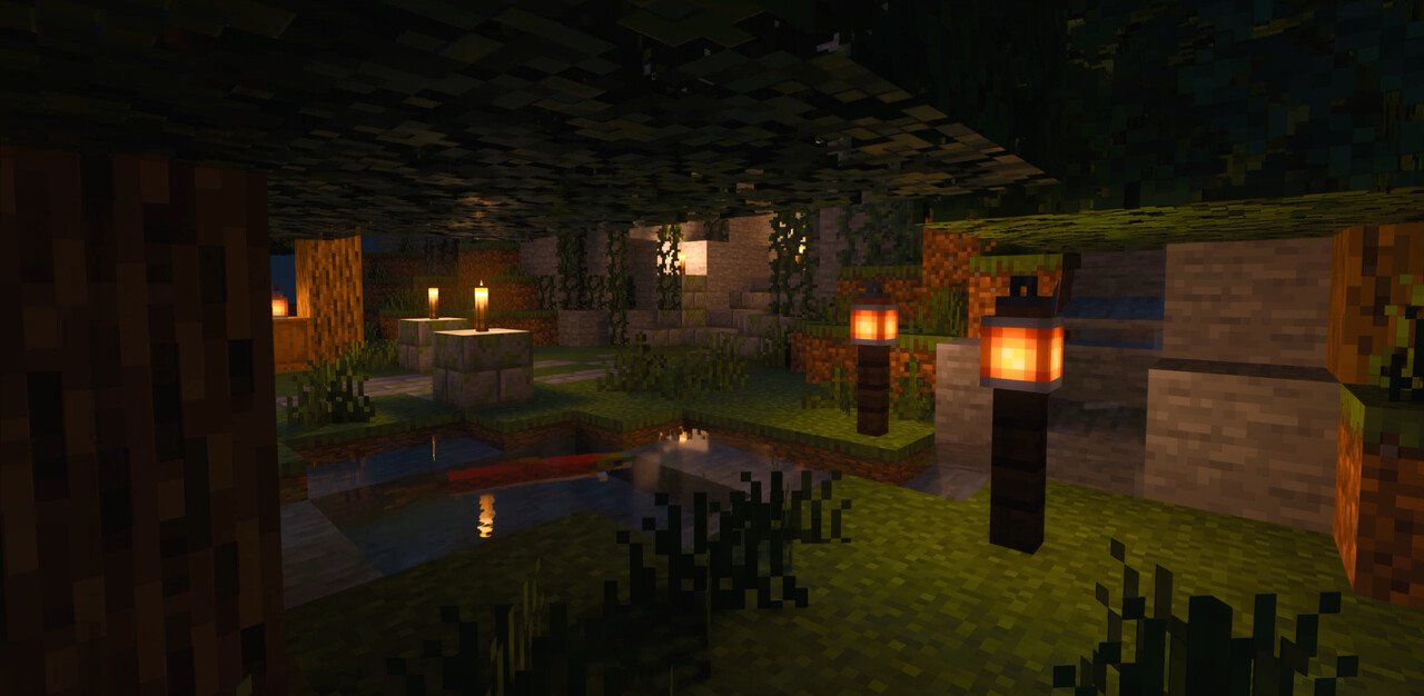 Magma and Ice Temple Minecraft Map