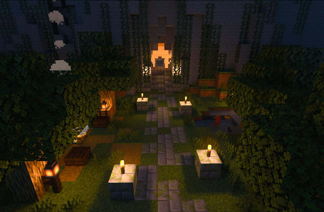 Magma and Ice Temple Minecraft Map