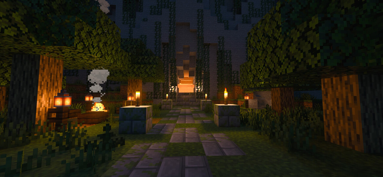 Magma and Ice Temple Minecraft Map