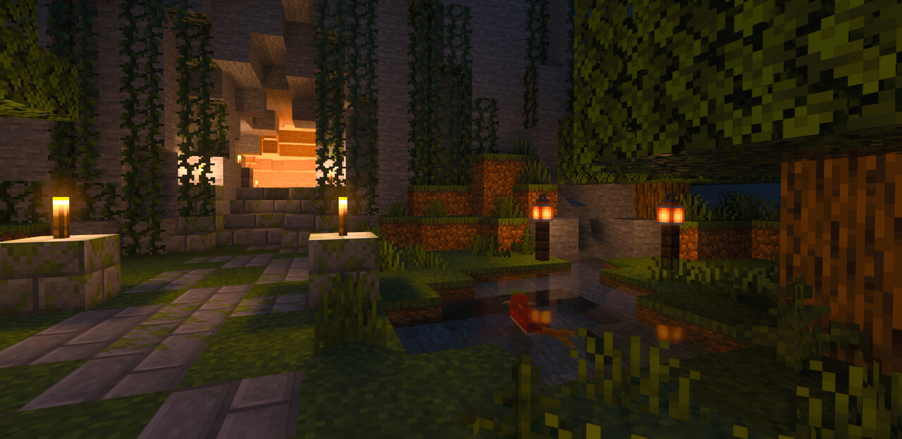 Magma and Ice Temple Minecraft Map