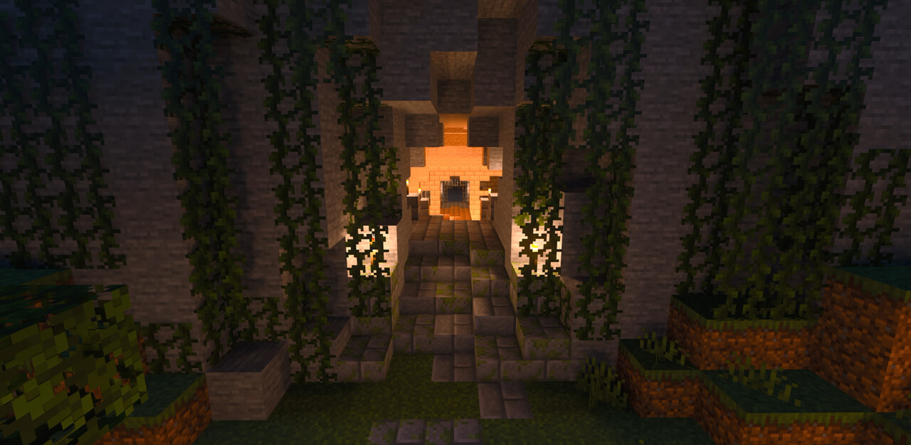 Magma and Ice Temple Minecraft Map