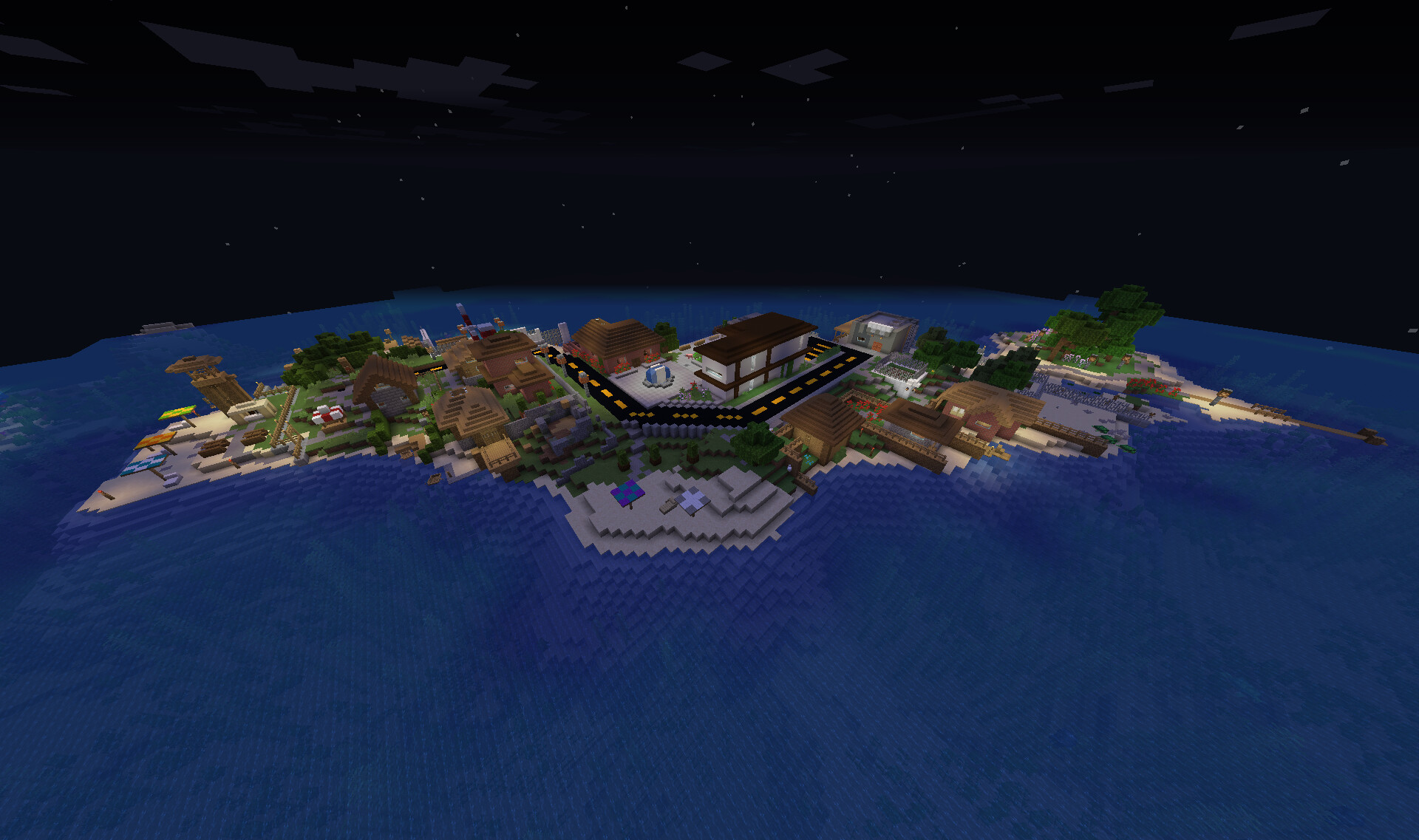 Island Village Minecraft Map