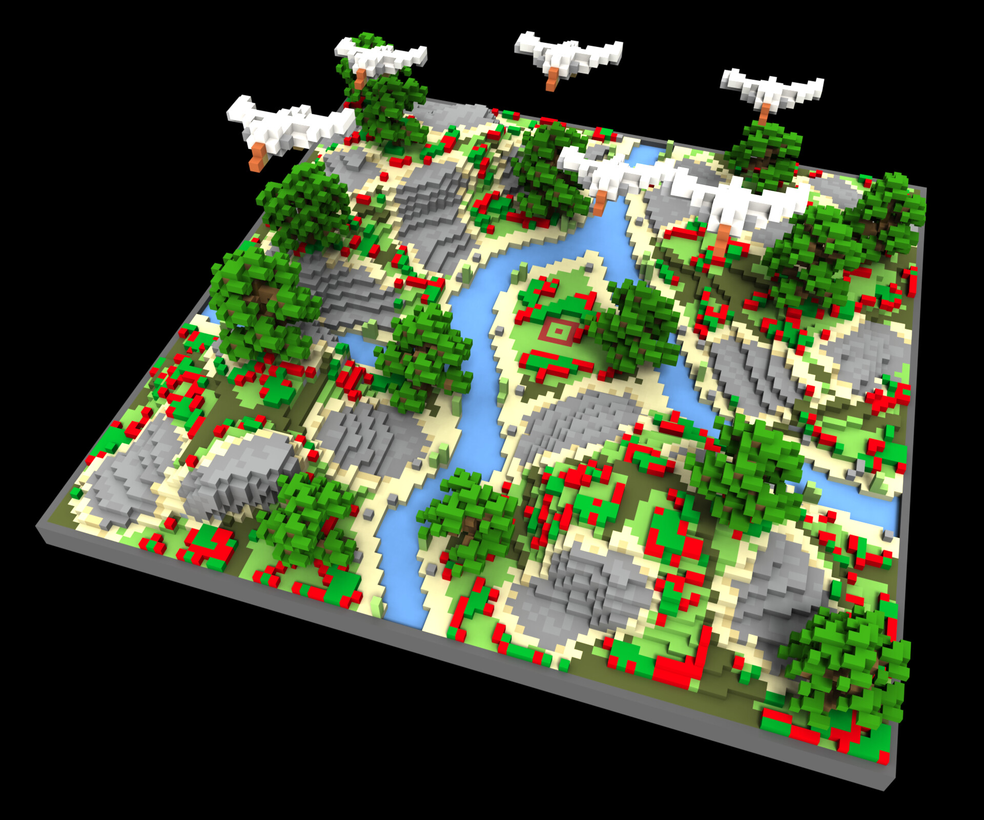 River Plains KOTH [100x100] Minecraft Map