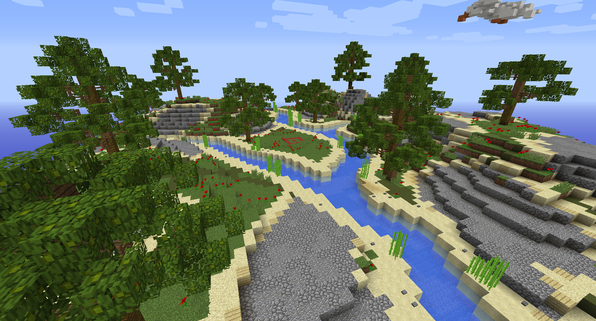 River Plains KOTH [100x100] Minecraft Map