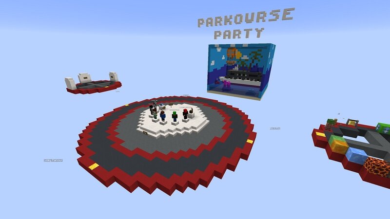 Parkourse Party Minecraft Map