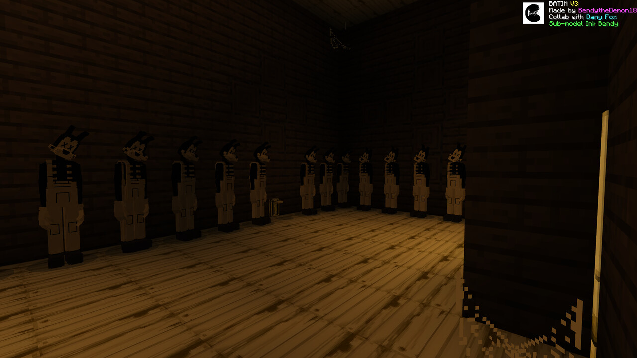 Bendy And The Dark Mansion Minecraft Map