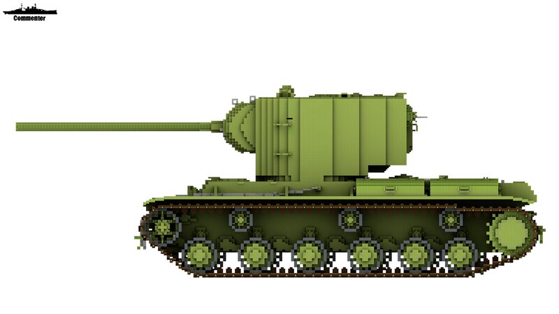 KV-2 (1939, 1940 & ZiS-6) 20:1 Scale Minecraft Map